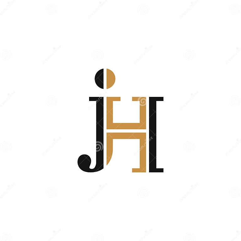Alphabet Letters Initials Monogram Logo HJ, JH, J and H Stock Vector ...