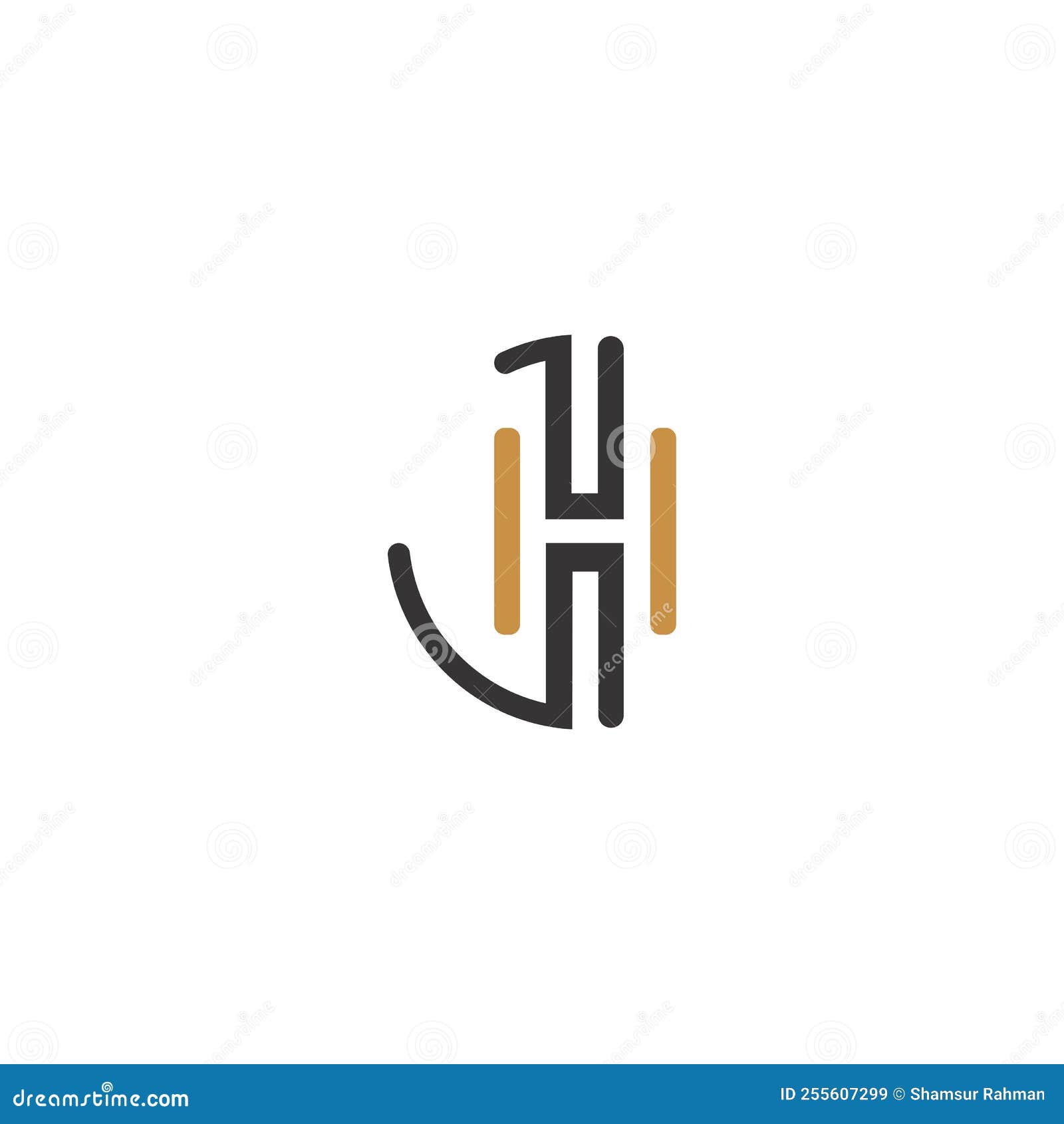 Alphabet Letters Initials Monogram Logo HJ, JH, J and H Stock Vector ...