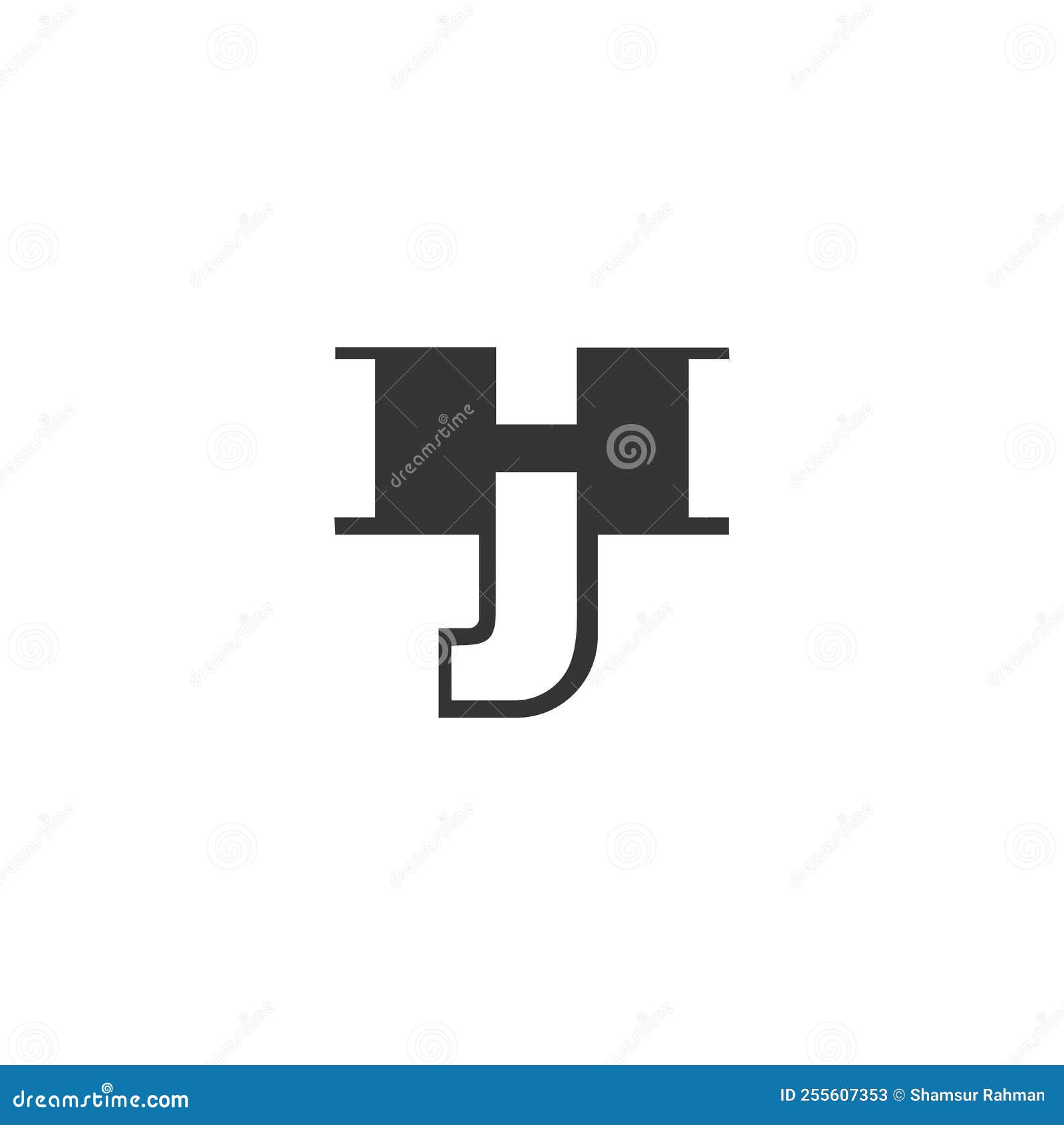 Alphabet Letters Initials Monogram Logo HJ, JH, J and H Stock Vector ...