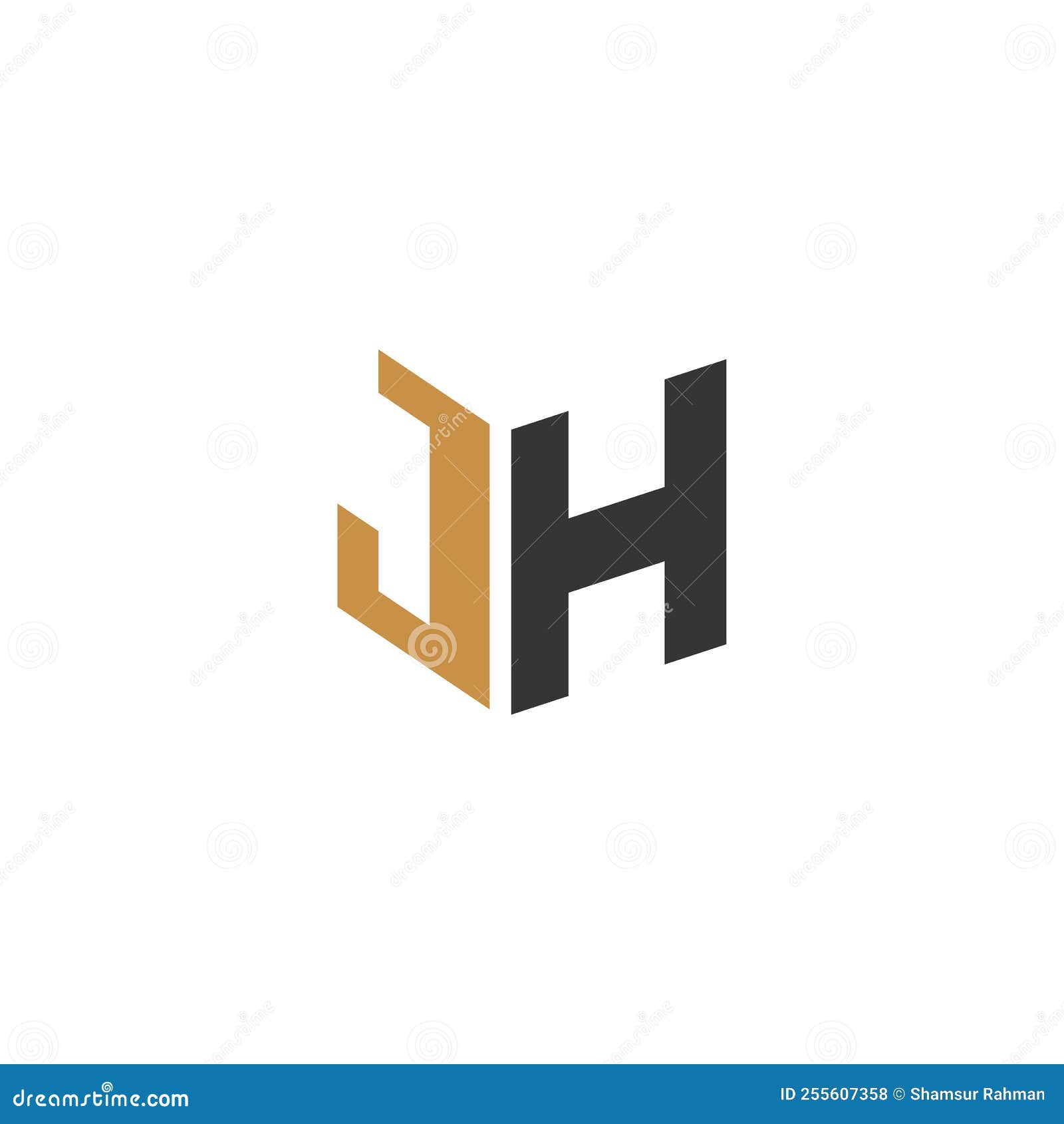 Alphabet Letters Initials Monogram Logo HJ, JH, J and H Stock Vector ...