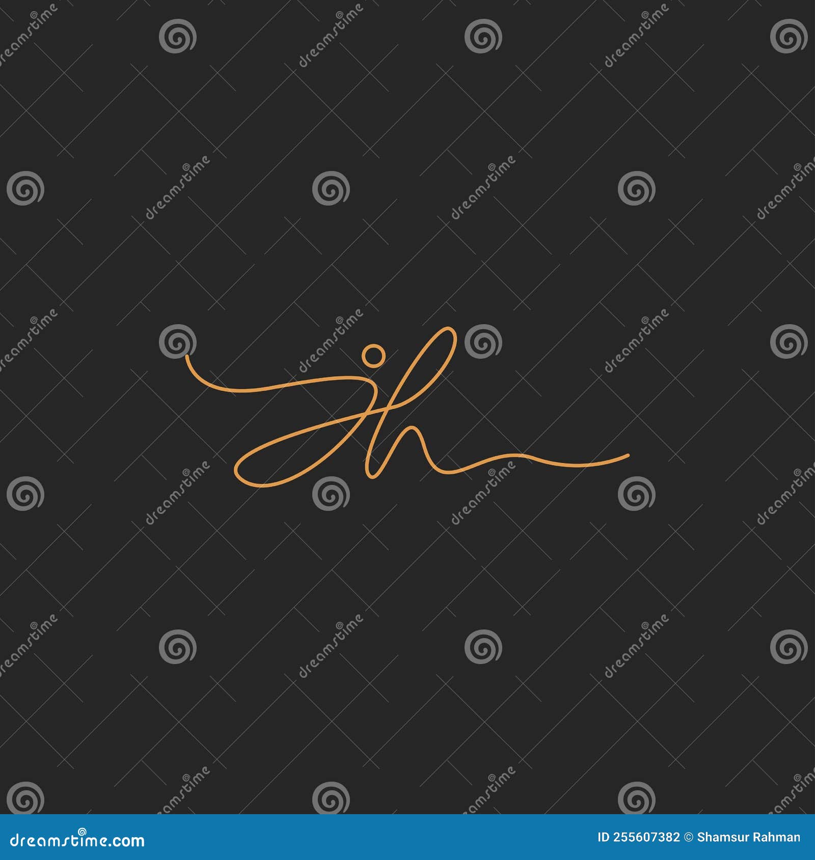 Alphabet Letters Initials Monogram Logo HJ, JH, J and H Stock Vector ...