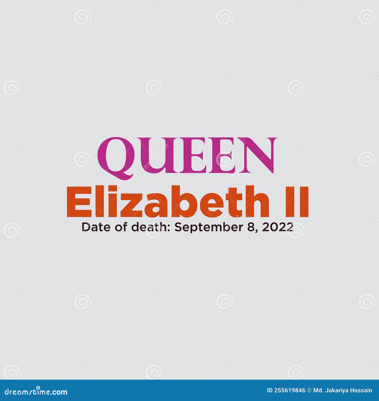 Queen Elizabeth II, Design T-shirt, Banner, Poster, Vector Design ...