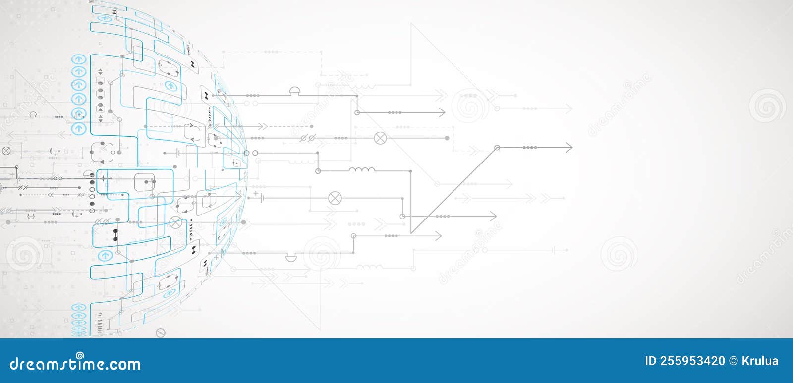 Abstract Technology Sphere Background. Global Network Consept Stock ...