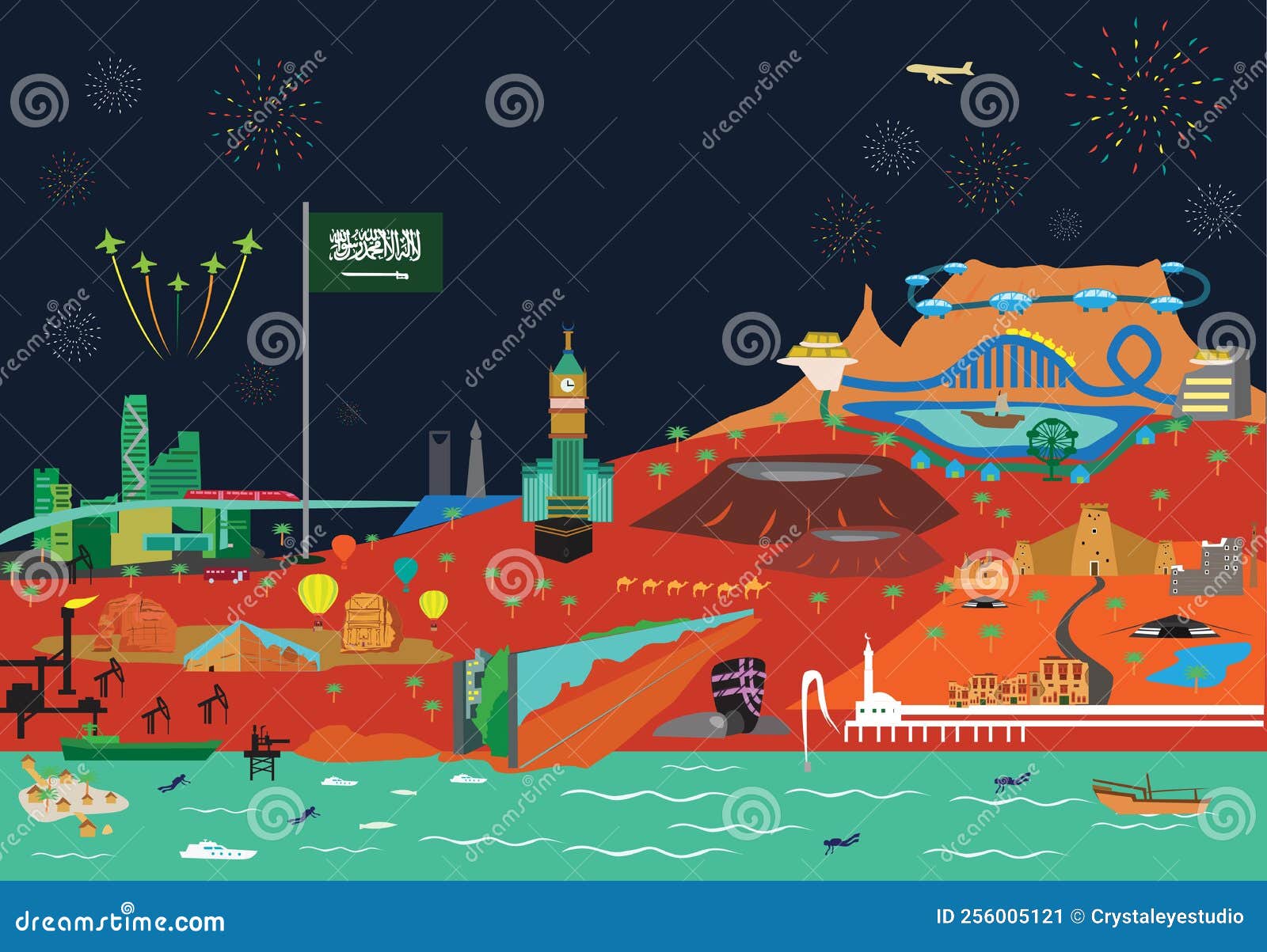 Saudi Arabia Concept Art for National Day and Other Events or Projects ...