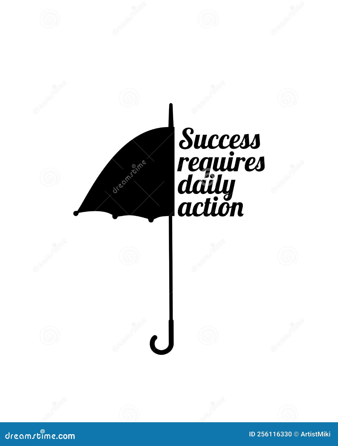 Success Requires Effort To Help Reaching The Goal Vector ...