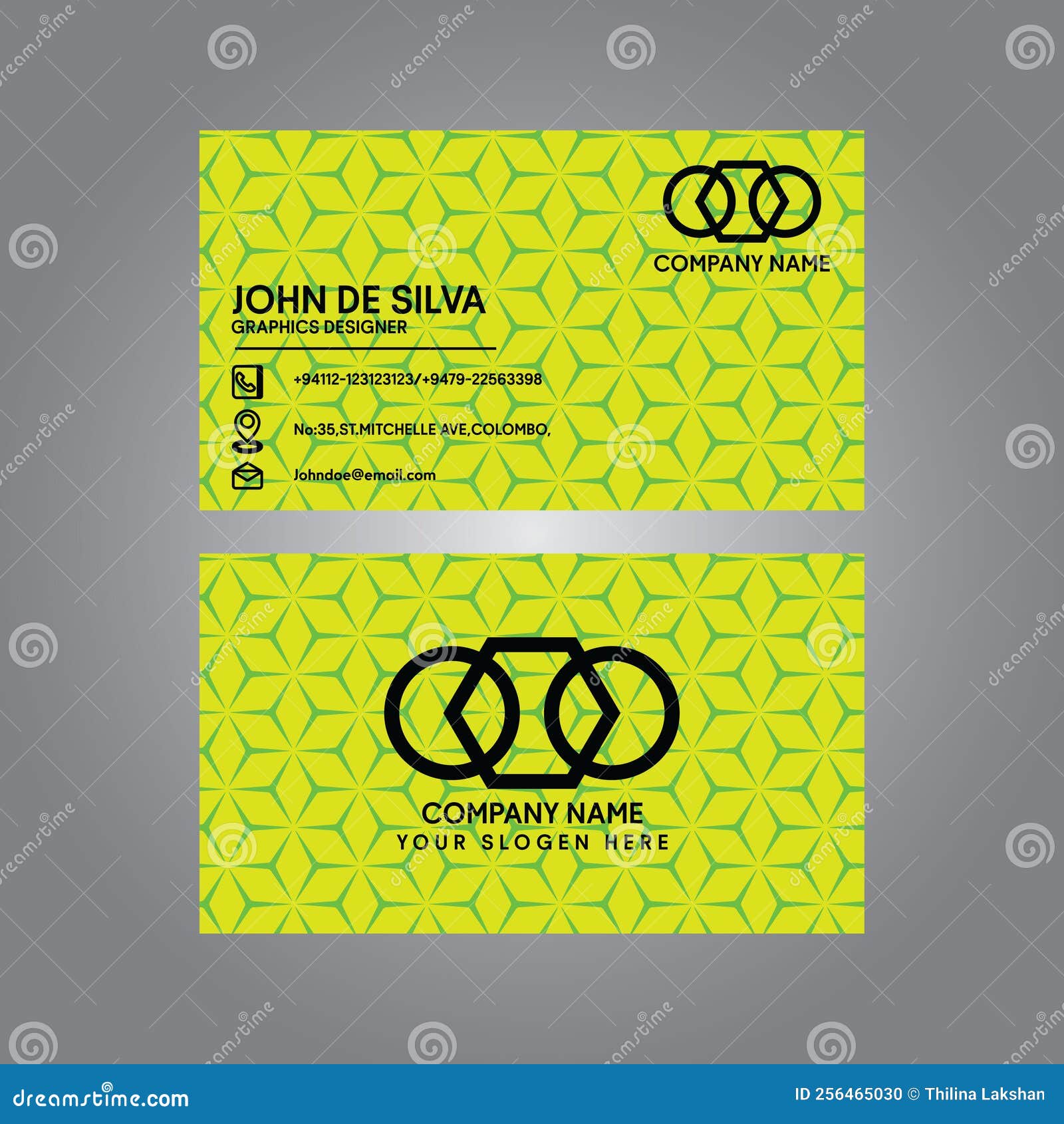 Professional Modern Printable Business Card, Invitation Card Design ...
