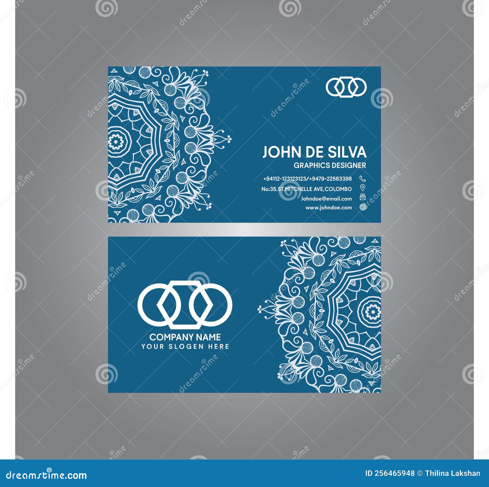 Professional Modern Printable Business Card, Invitation Card Design ...