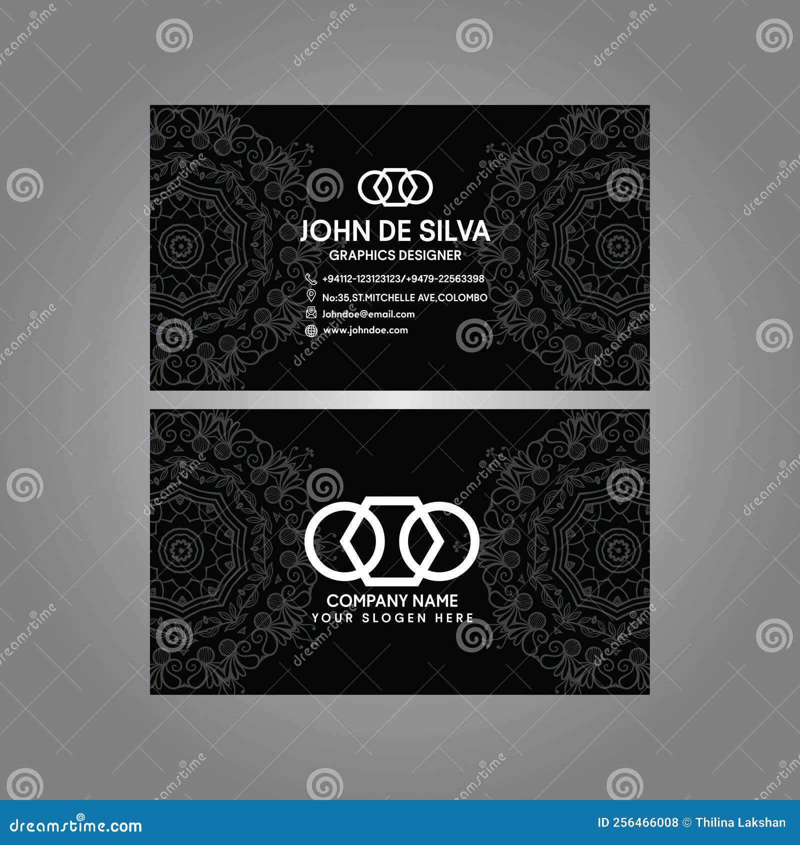 Professional Modern Printable Business Card, Invitation Card Design ...