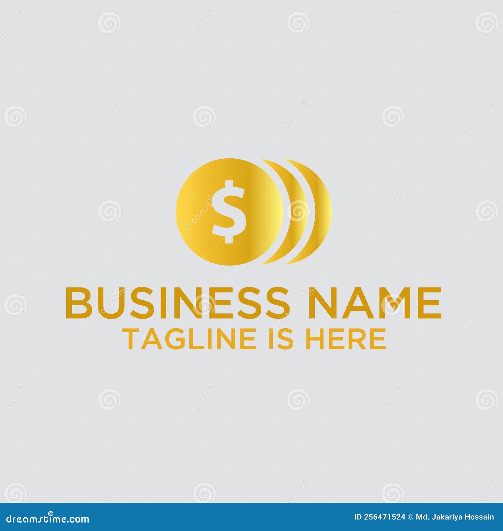 Doller Icon Gold Vector Doller Sign Design Stock Vector - Illustration ...