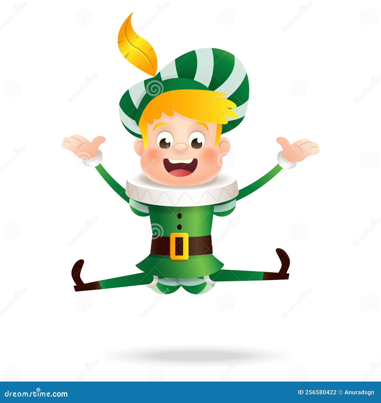 The Green Cat With The Expression Of Goosebumps Stood Up Doodle Icon ...