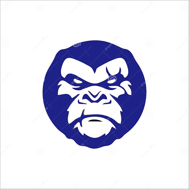 Print king kong mascot stock vector. Illustration of icon - 256631068