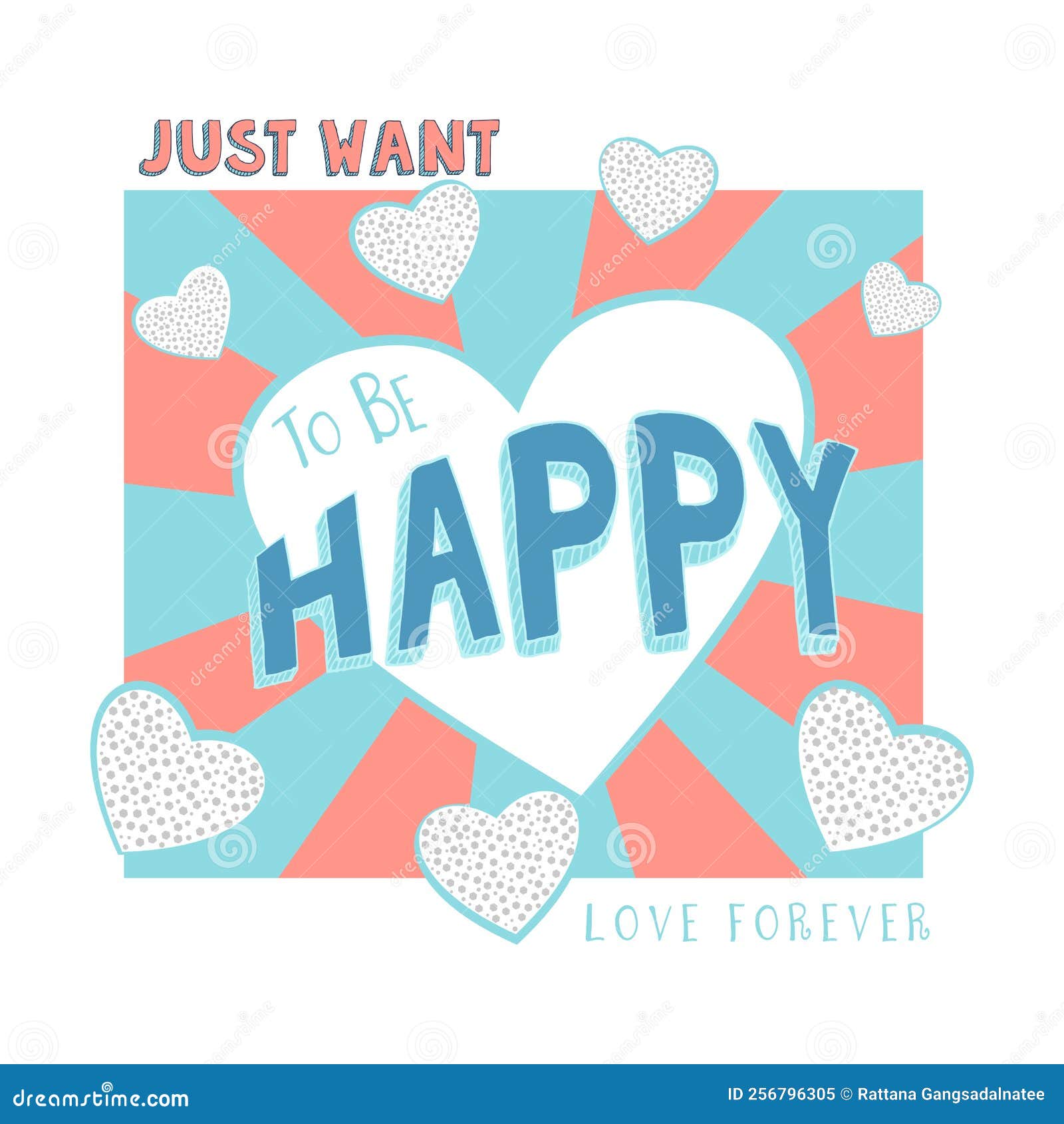 Graphic Lettering Abstract Design Printing T Shirt Fashion Stock Vector ...