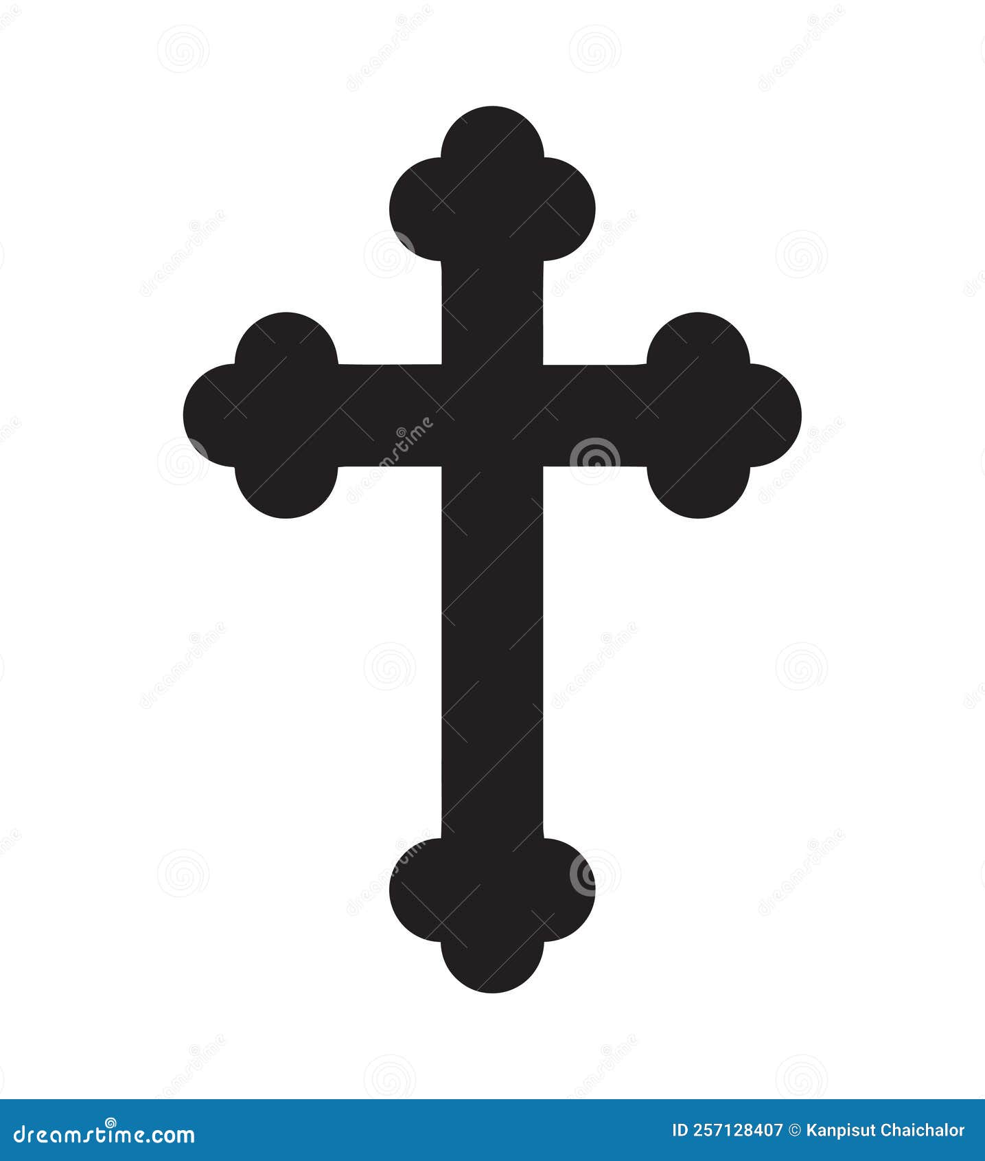 Concept Cross Religion Symbol.Christ Cross Symbol Stock Illustration ...