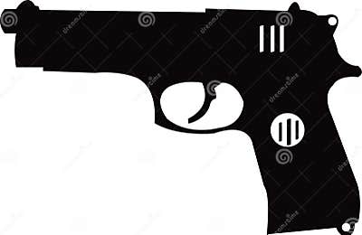 Beretta M9 Jpg Image with Svg Vector Cut File for Cricut and Silhouette ...