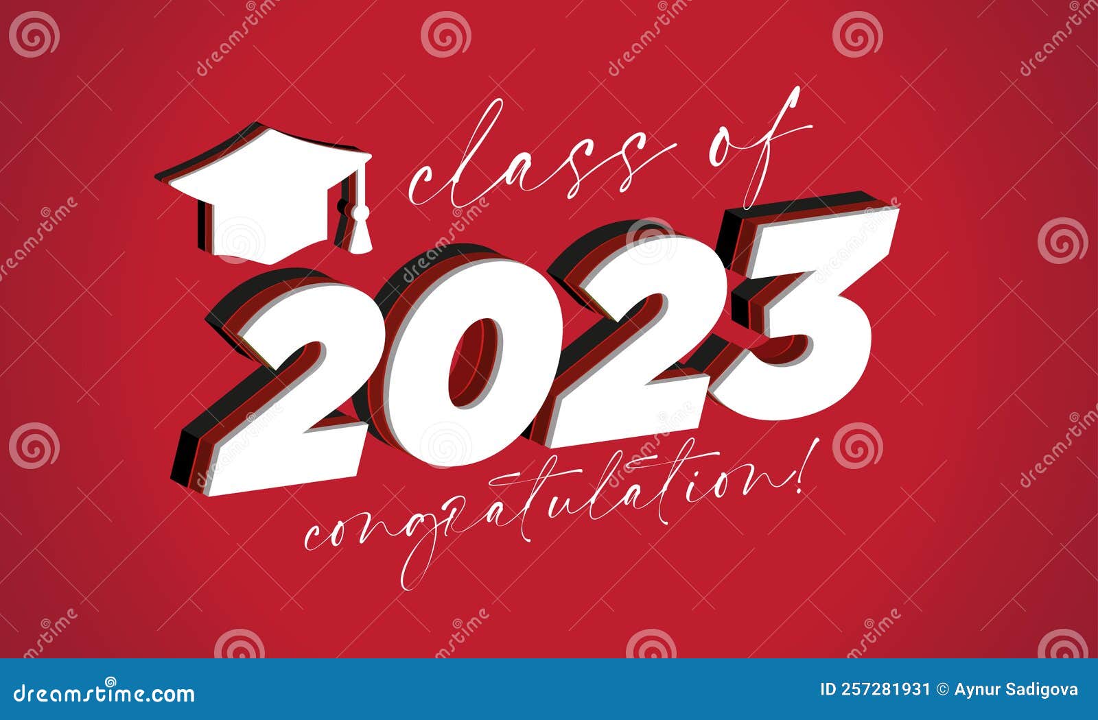 Class Of 2023. Modern Calligraphy. Hand Drawn Brush Lettering Logo ...