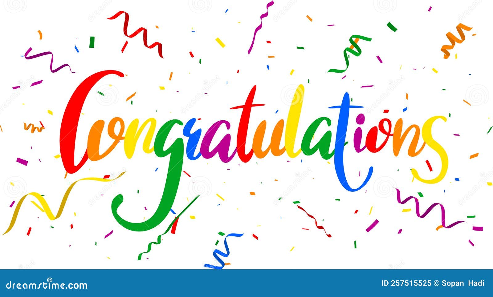 Congratulations Banner , Isolated on Transparent Background Stock ...