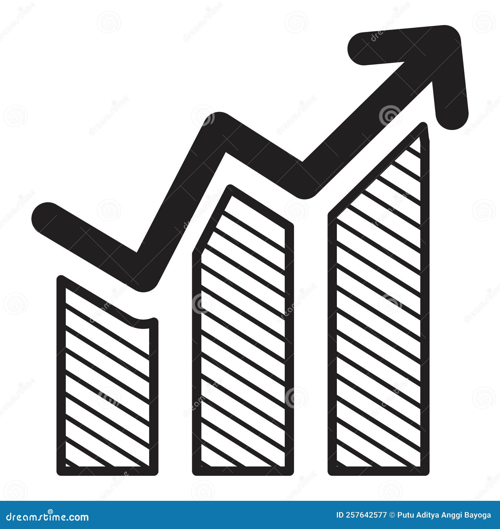 Cartoon Business Graphic Chart Stock Vector - Illustration of logo ...