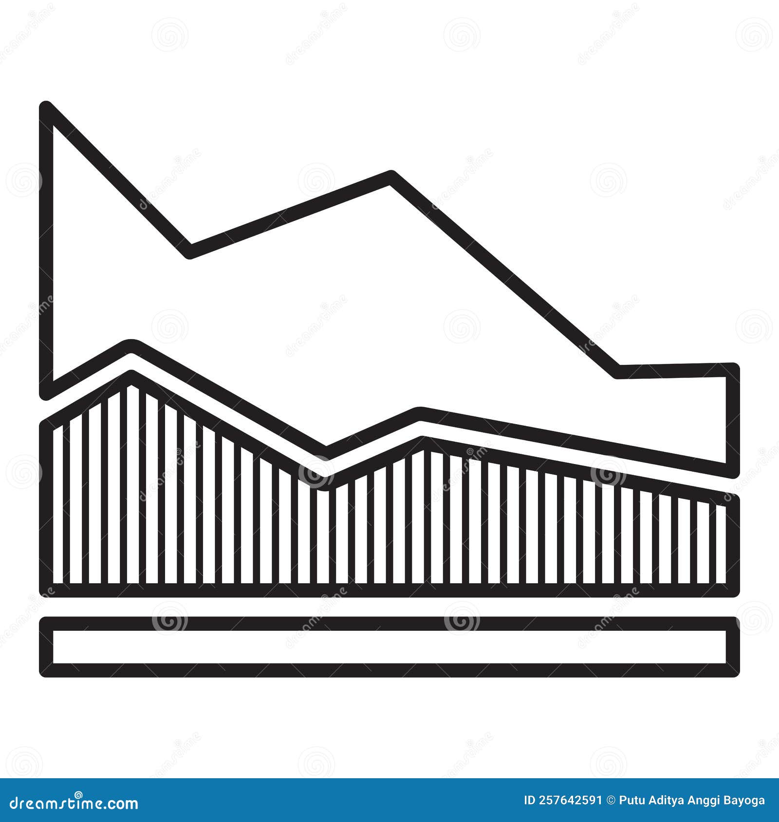 Cartoon Business Graphic Chart Stock Illustration - Illustration of ...