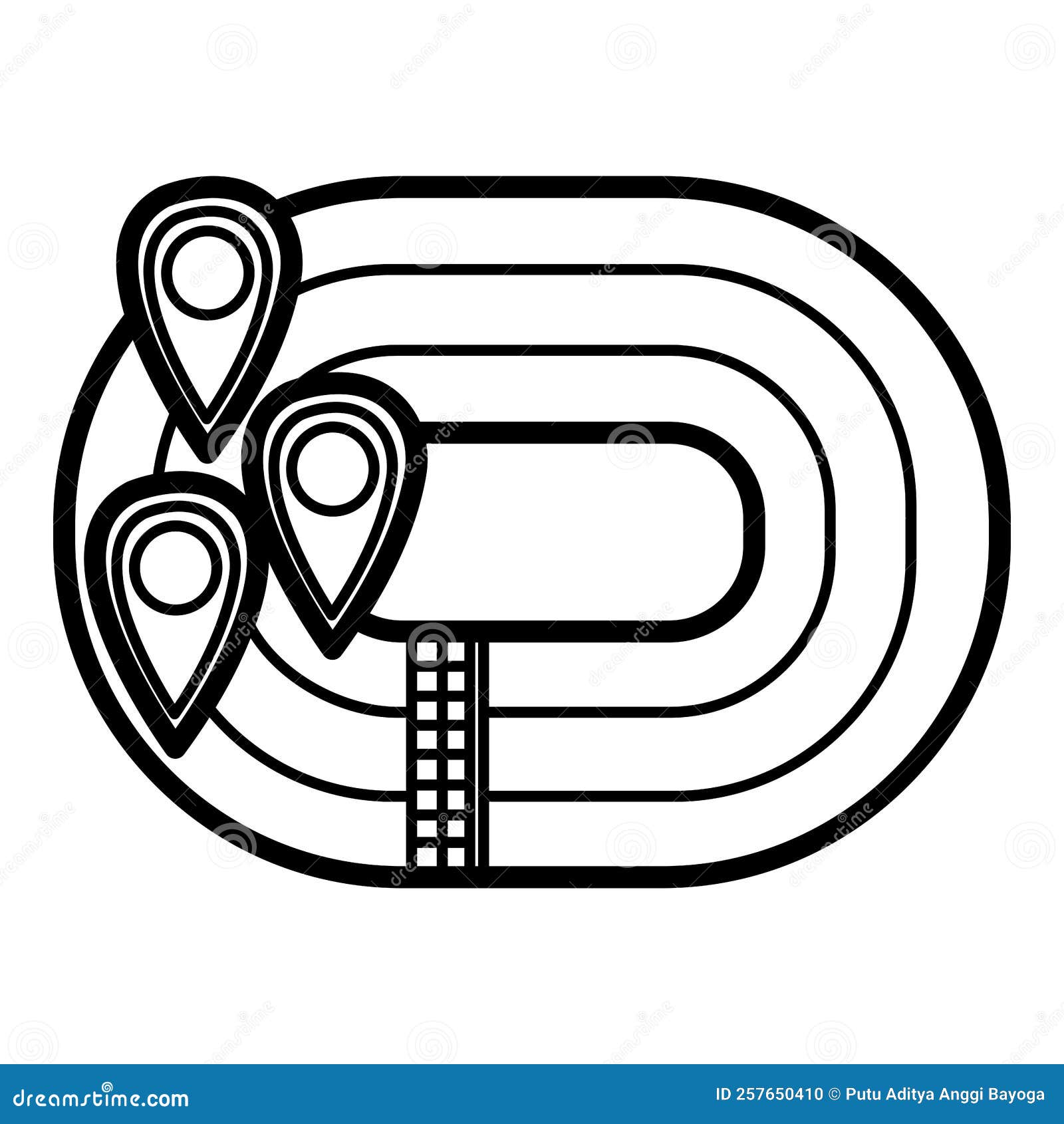 Cartoon running track stock illustration. Illustration of design ...