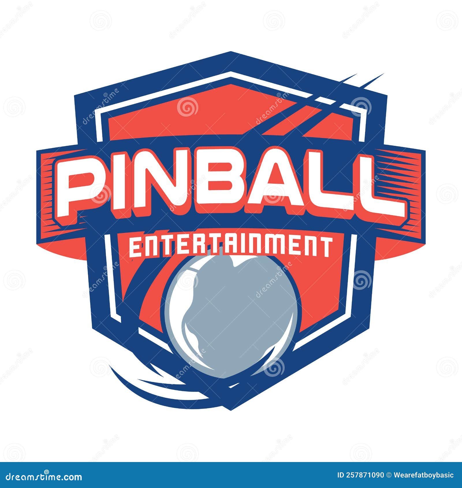 Pinball Game Arcade Vintage Retro Badge Emblem Hipster Logo Vector Icon ...