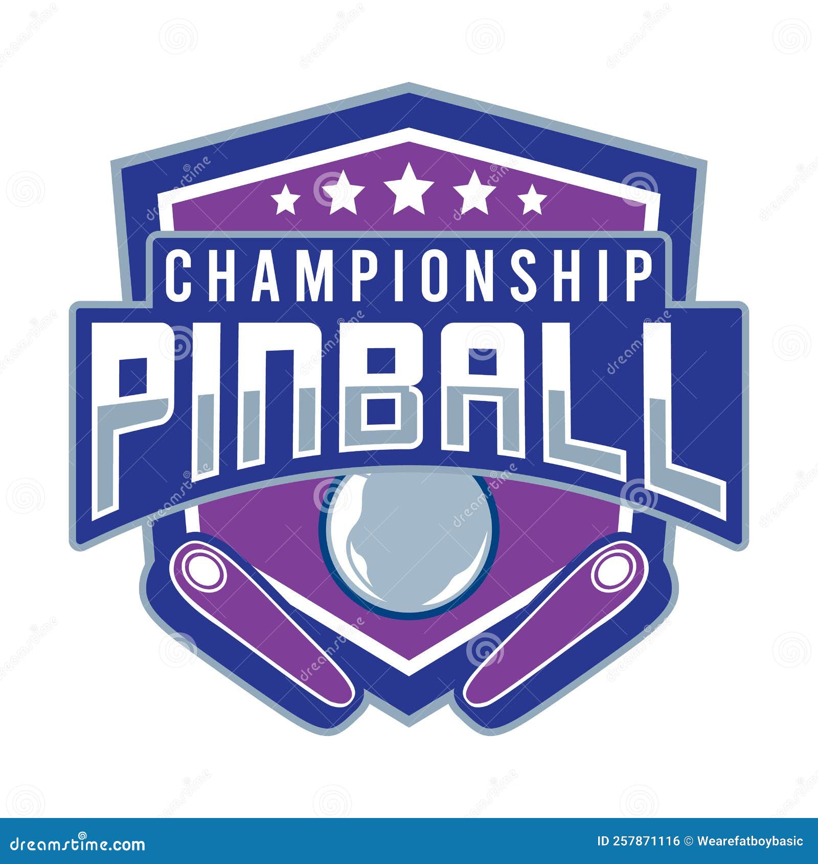 Pinball Game Arcade Vintage Retro Badge Emblem Hipster Logo Vector Icon ...