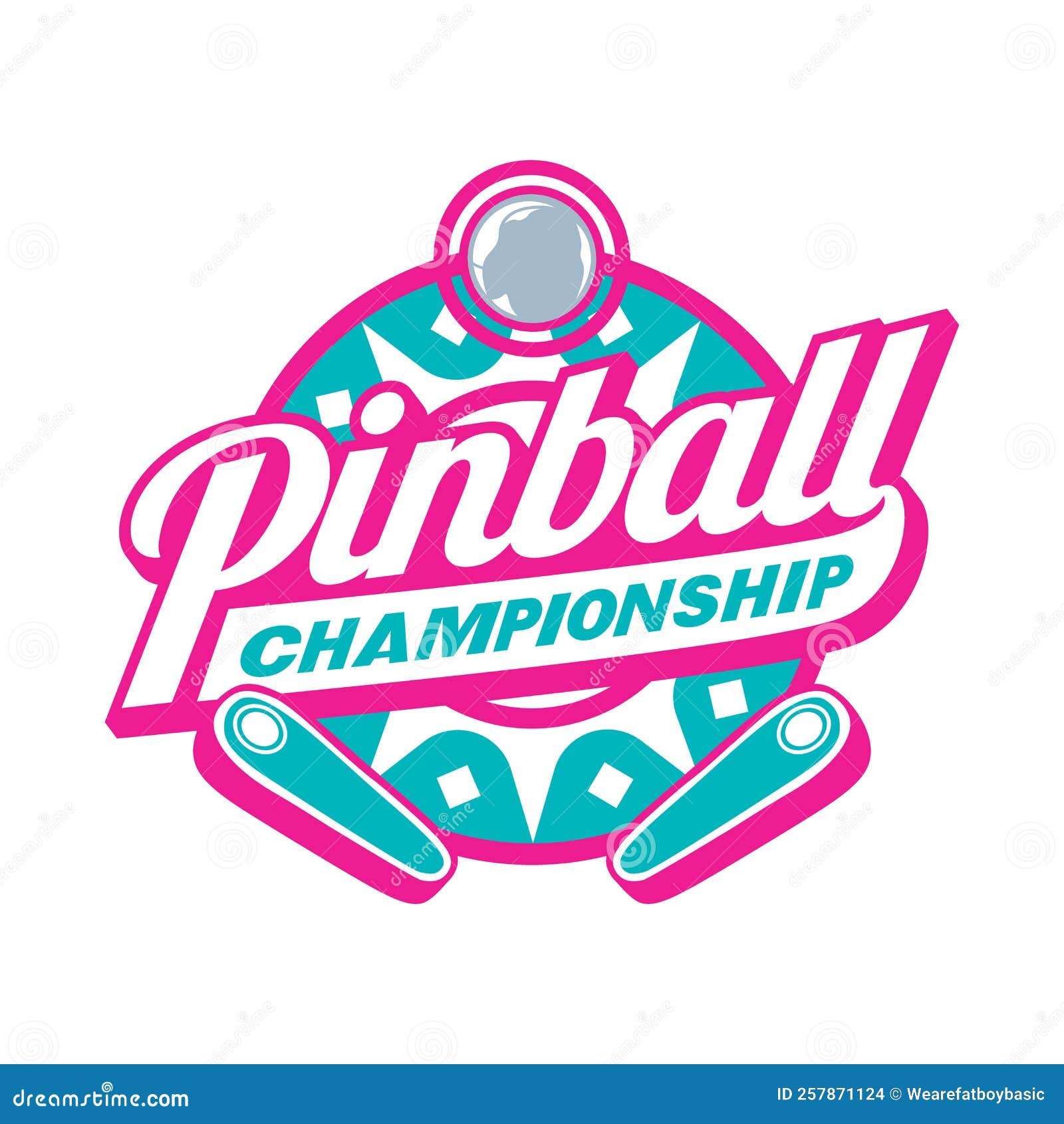 Pinball Game Arcade Vintage Retro Badge Emblem Hipster Logo Vector Icon ...