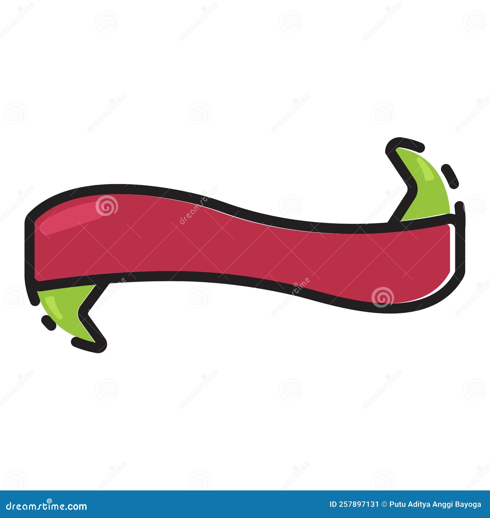 Cartoon banner stock vector. Illustration of decoration - 257897131