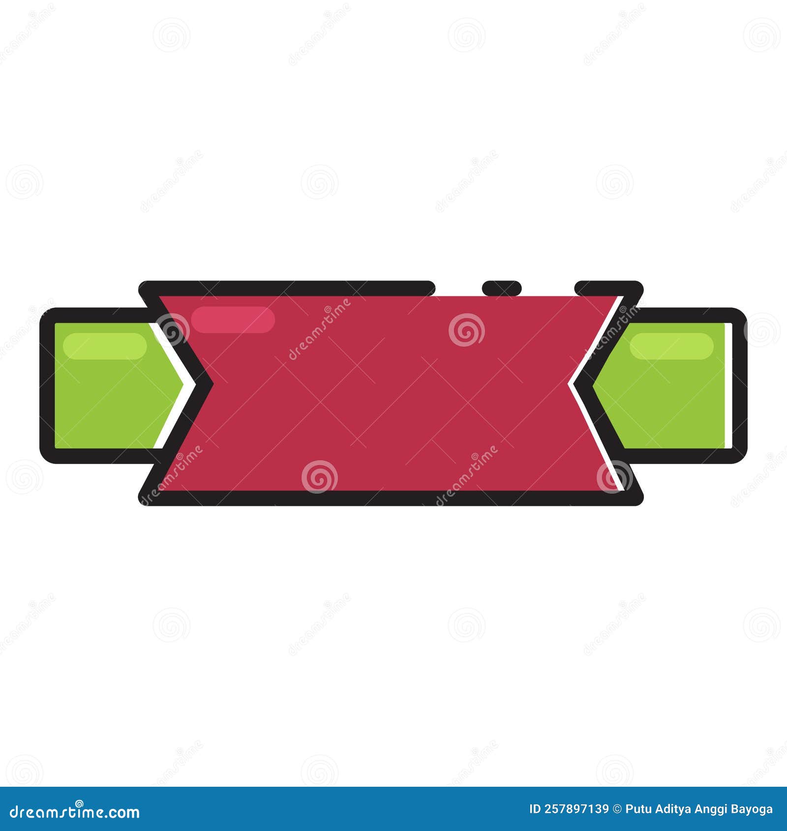 Cartoon banner stock vector. Illustration of vector - 257897139