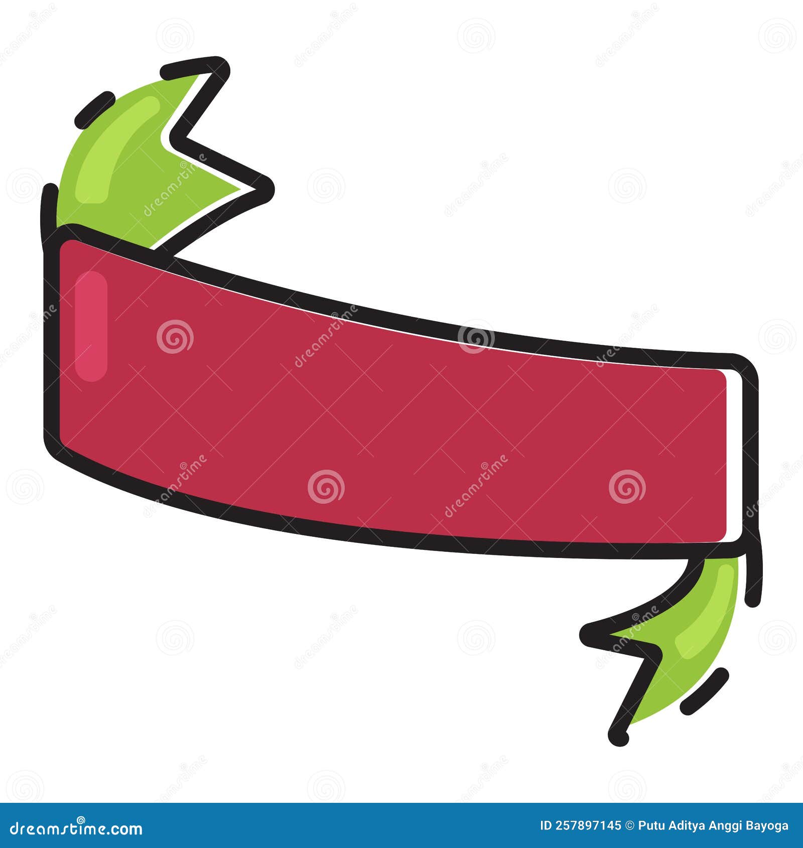 Cartoon banner stock vector. Illustration of design - 257897145