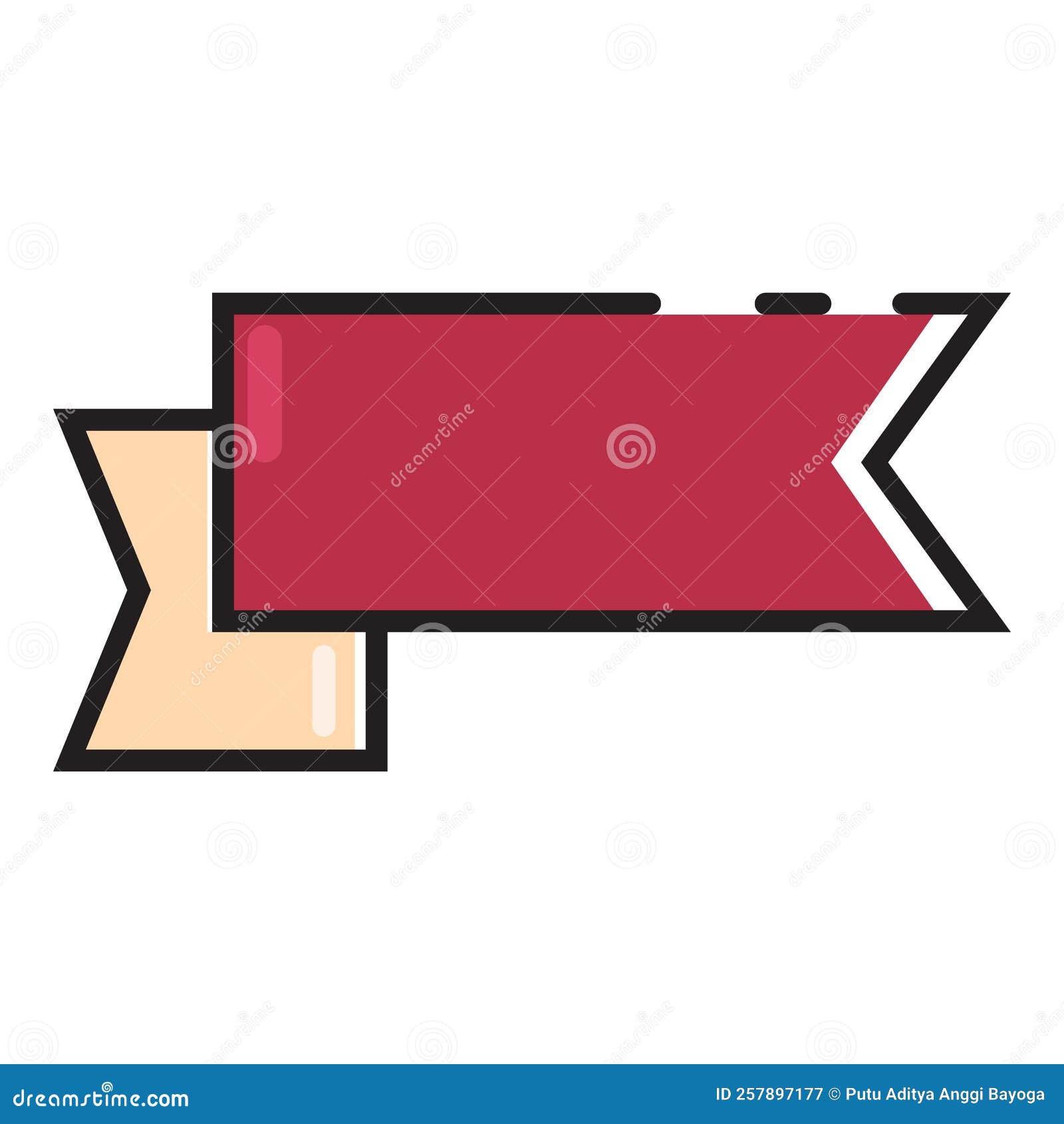 Cartoon banner stock vector. Illustration of icon, decoration - 257897177