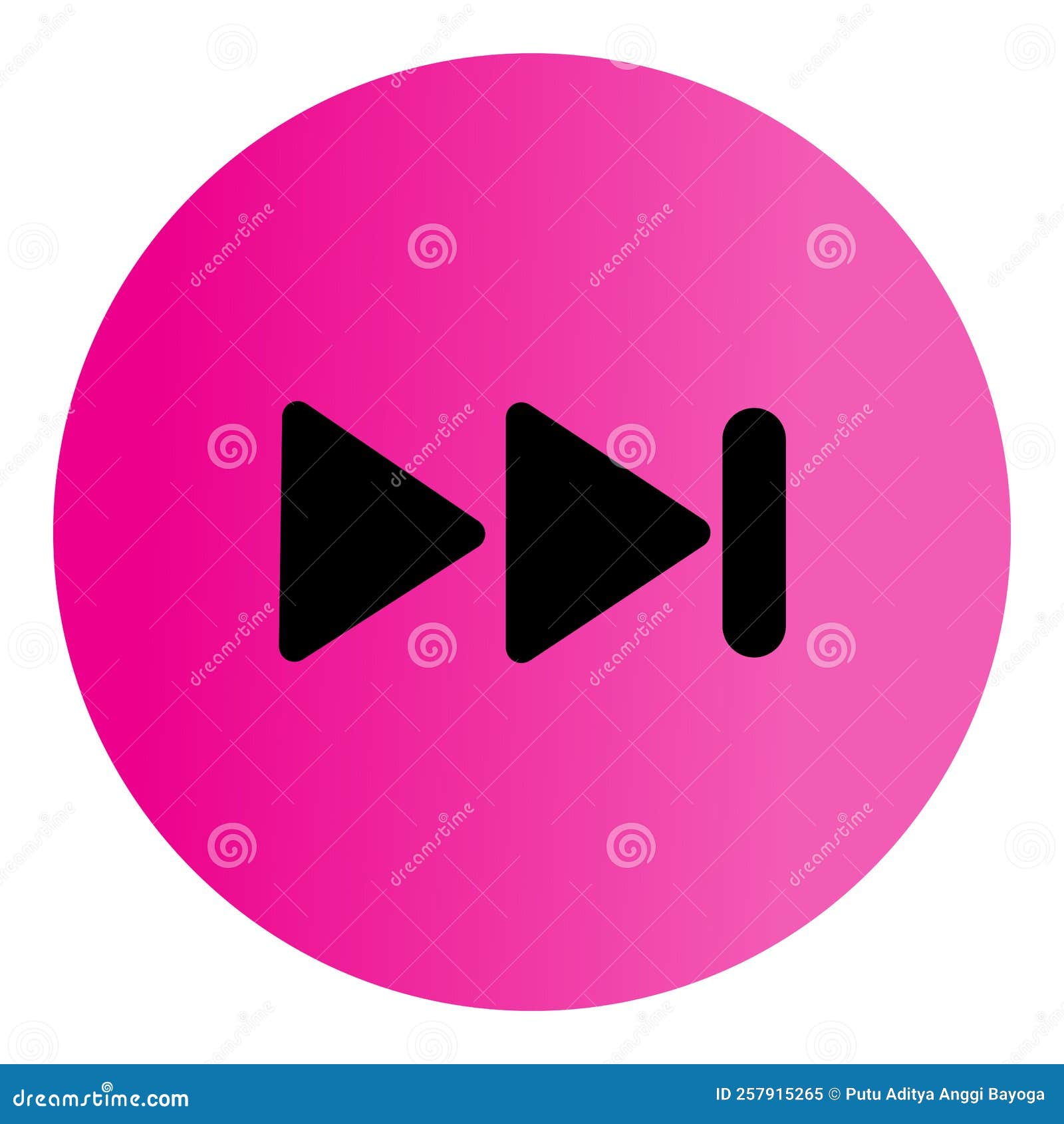 Shiny step forward button stock vector. Illustration of fast - 257915265