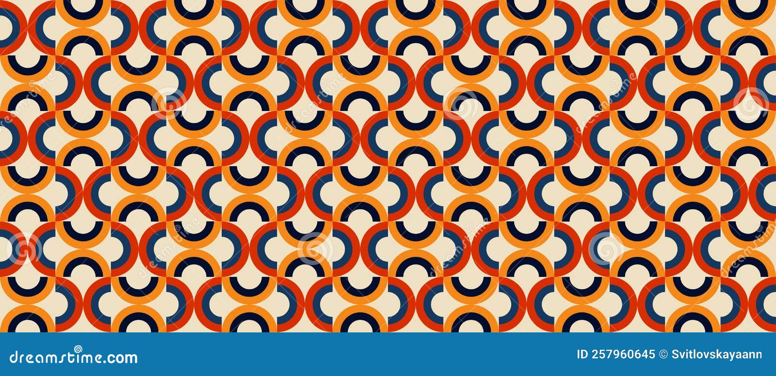 Abstract Colourful Background Pattern Retro 70s. Retro Vector Design ...