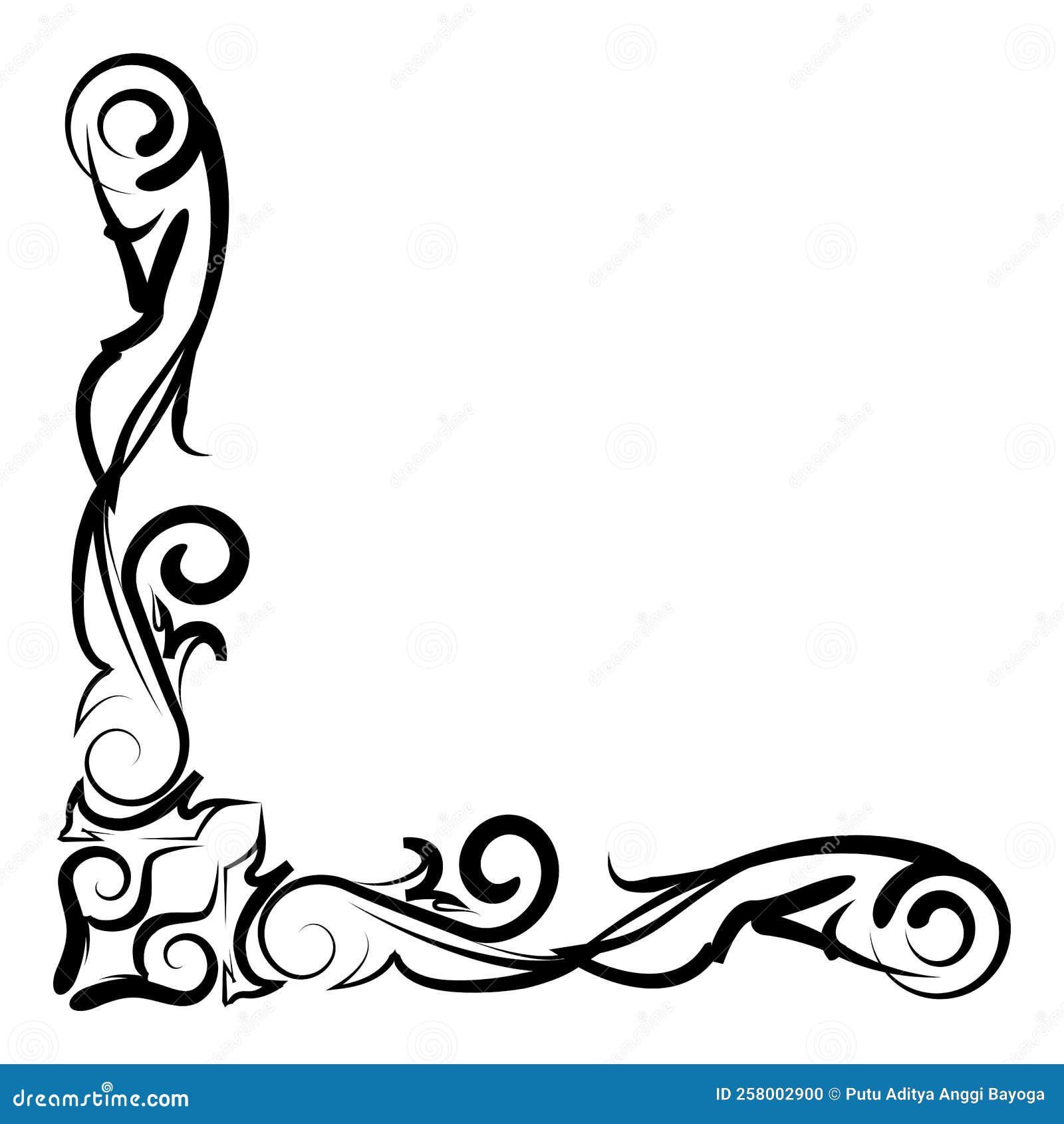 Decorative Modern Tribal Border Stock Vector - Illustration of border ...