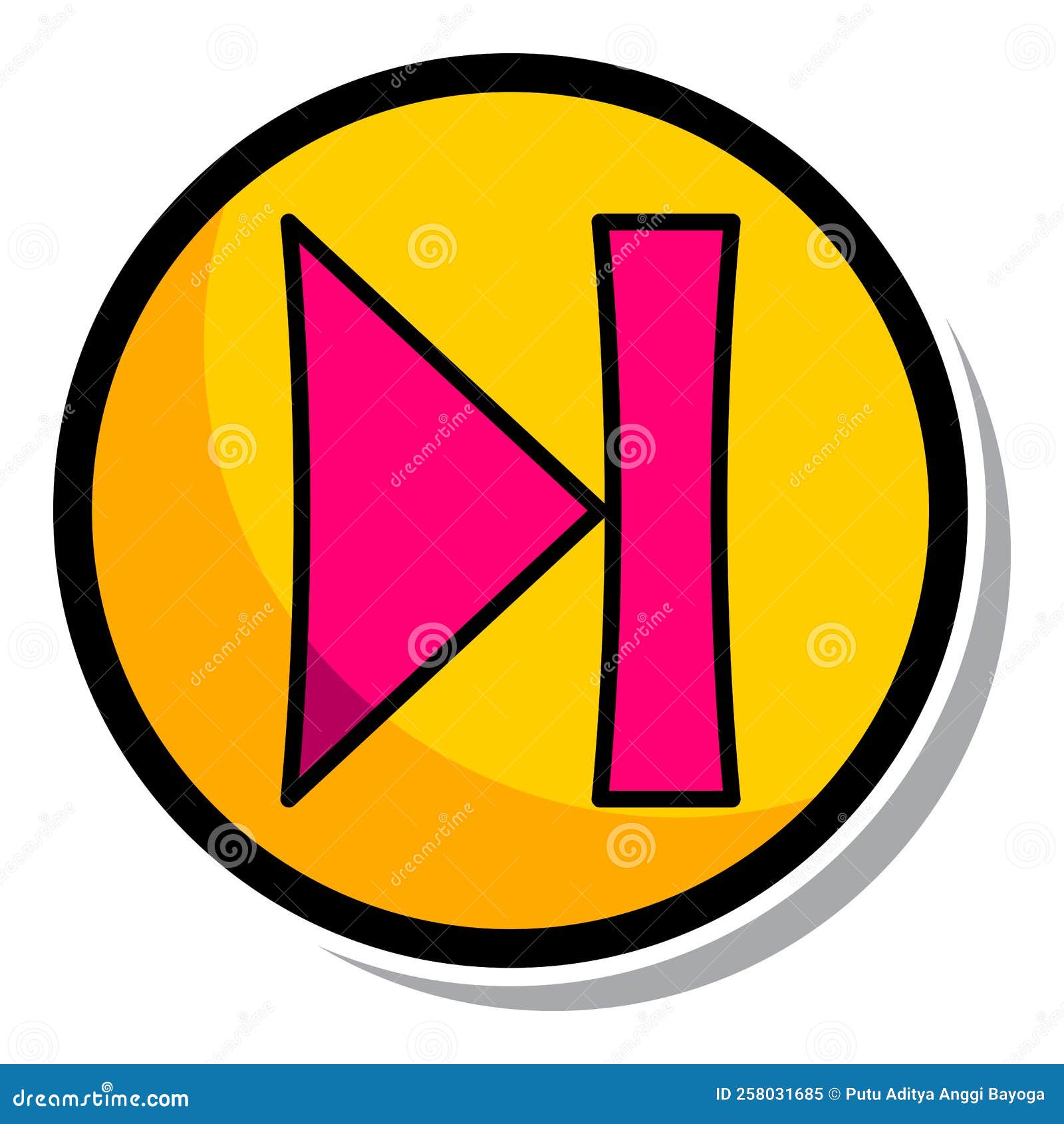 Cartoon next button stock vector. Illustration of button - 258031685