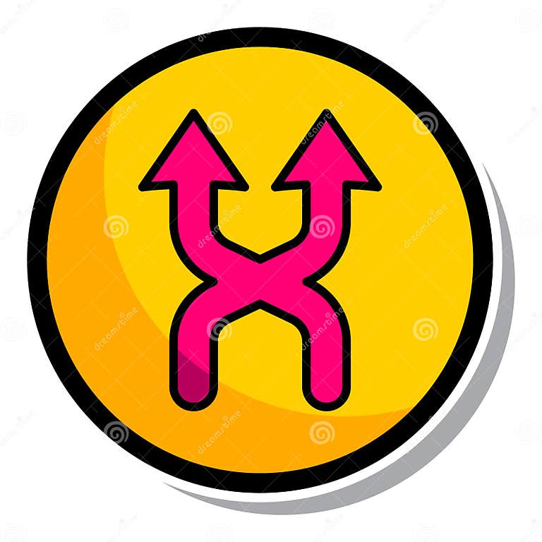 Cartoon shuffle button stock vector. Illustration of vector - 258031765