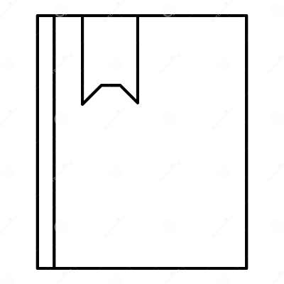 Thin line book stock vector. Illustration of logo, line - 258053294