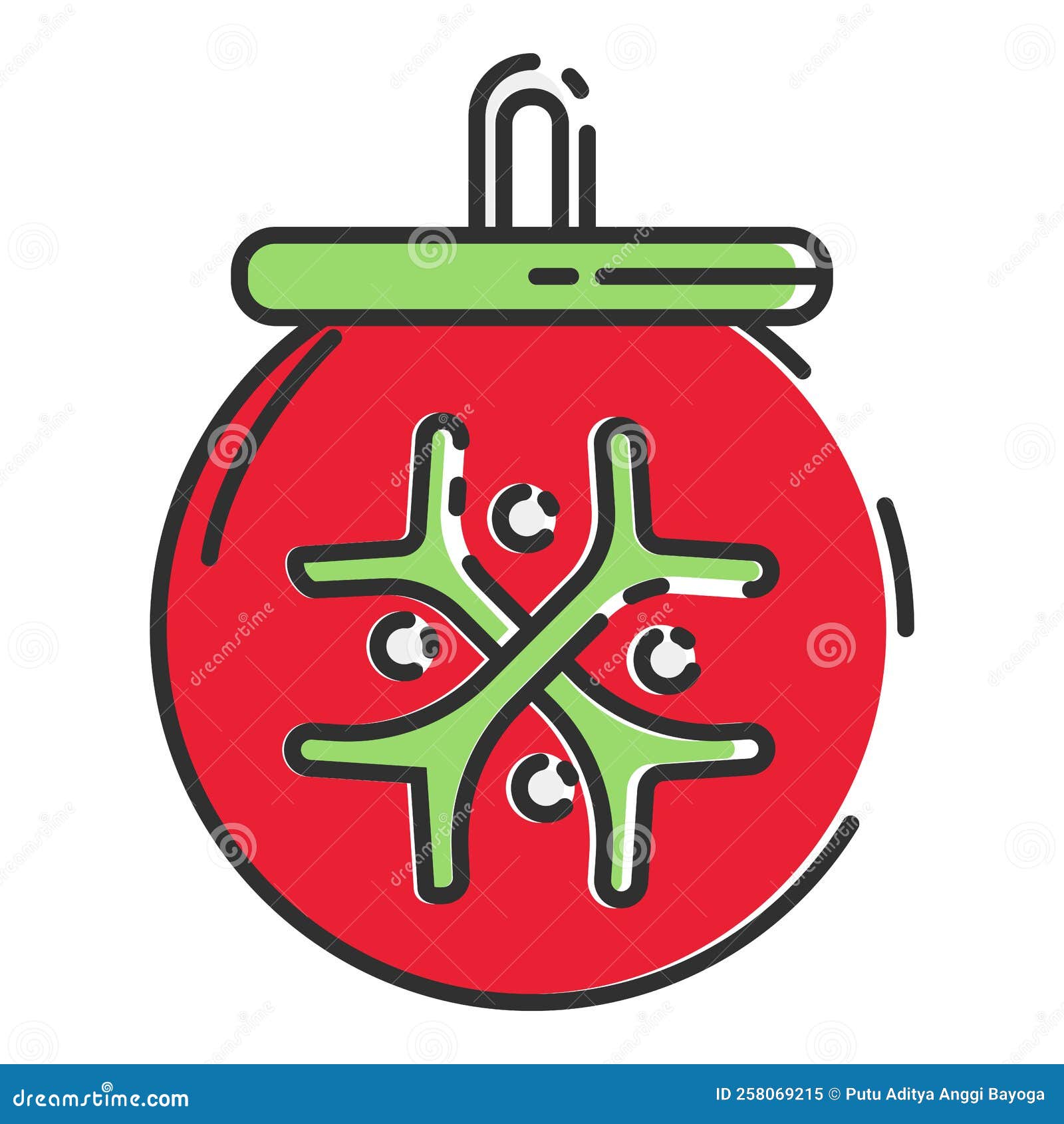 Cartoon decoration stock vector. Illustration of season - 258069215