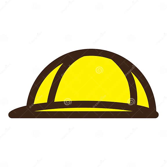 Cartoon safety helmet stock vector. Illustration of safety - 258090647