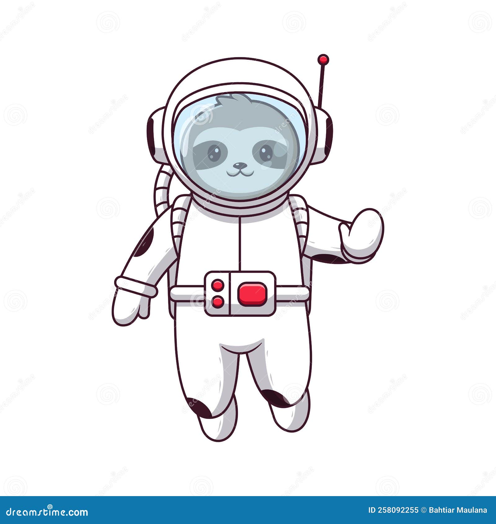 Sloth Astronaut Facebook Cover