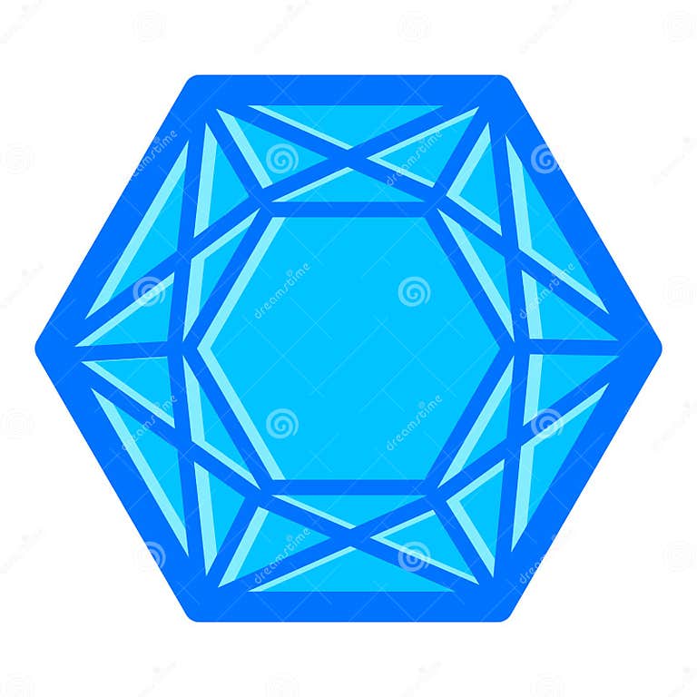 Cartoon diamond shape stock vector. Illustration of design - 258096364