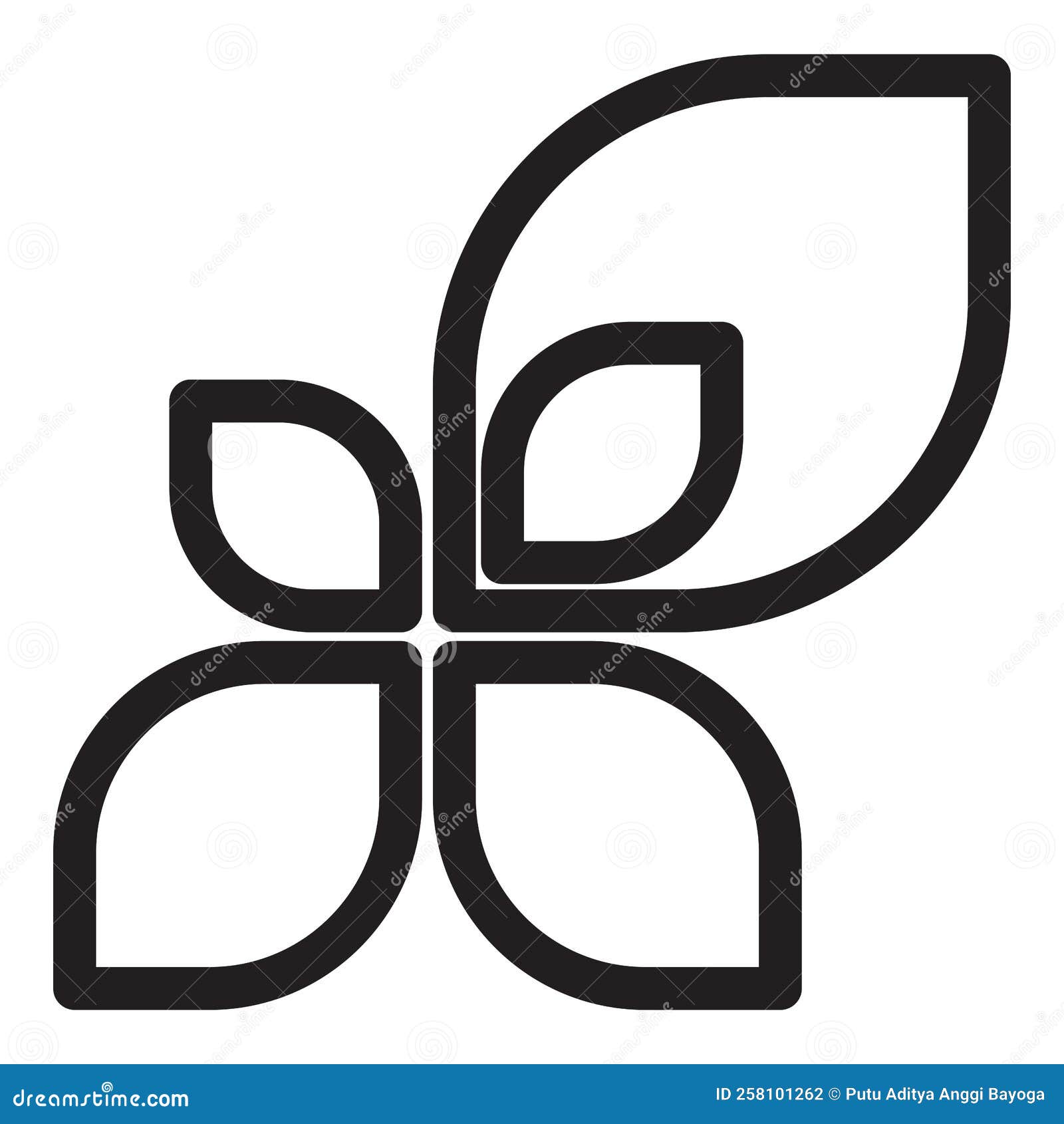 Abstract logo template stock vector. Illustration of identity - 258101262