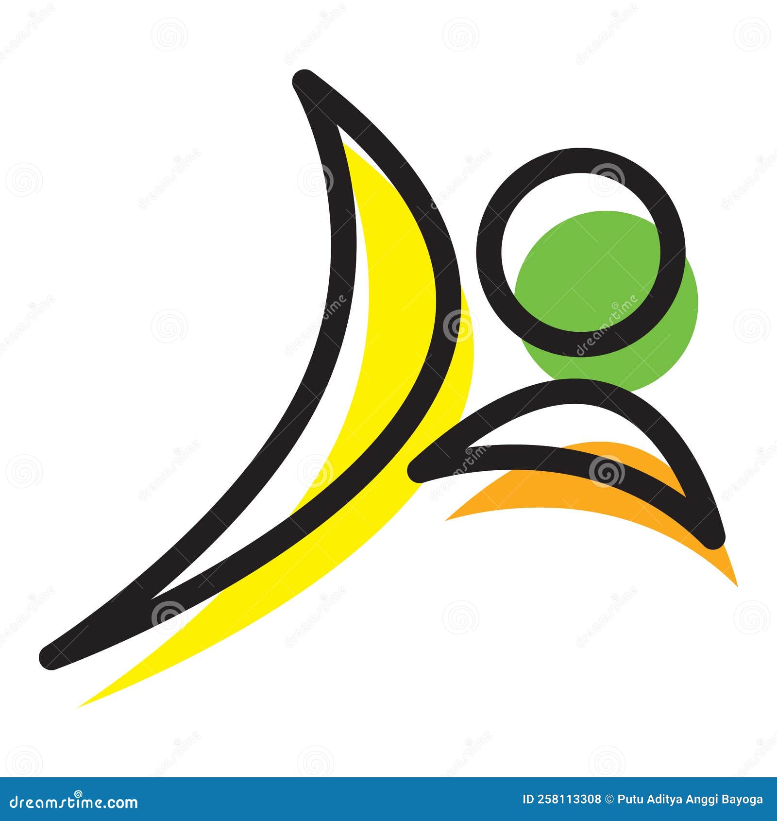 Abstract logo template stock vector. Illustration of design - 258113308