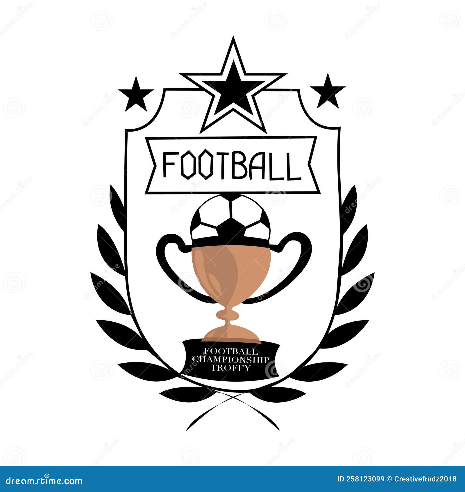 Football Championship T-shirt Design Vector Art Stock Vector ...