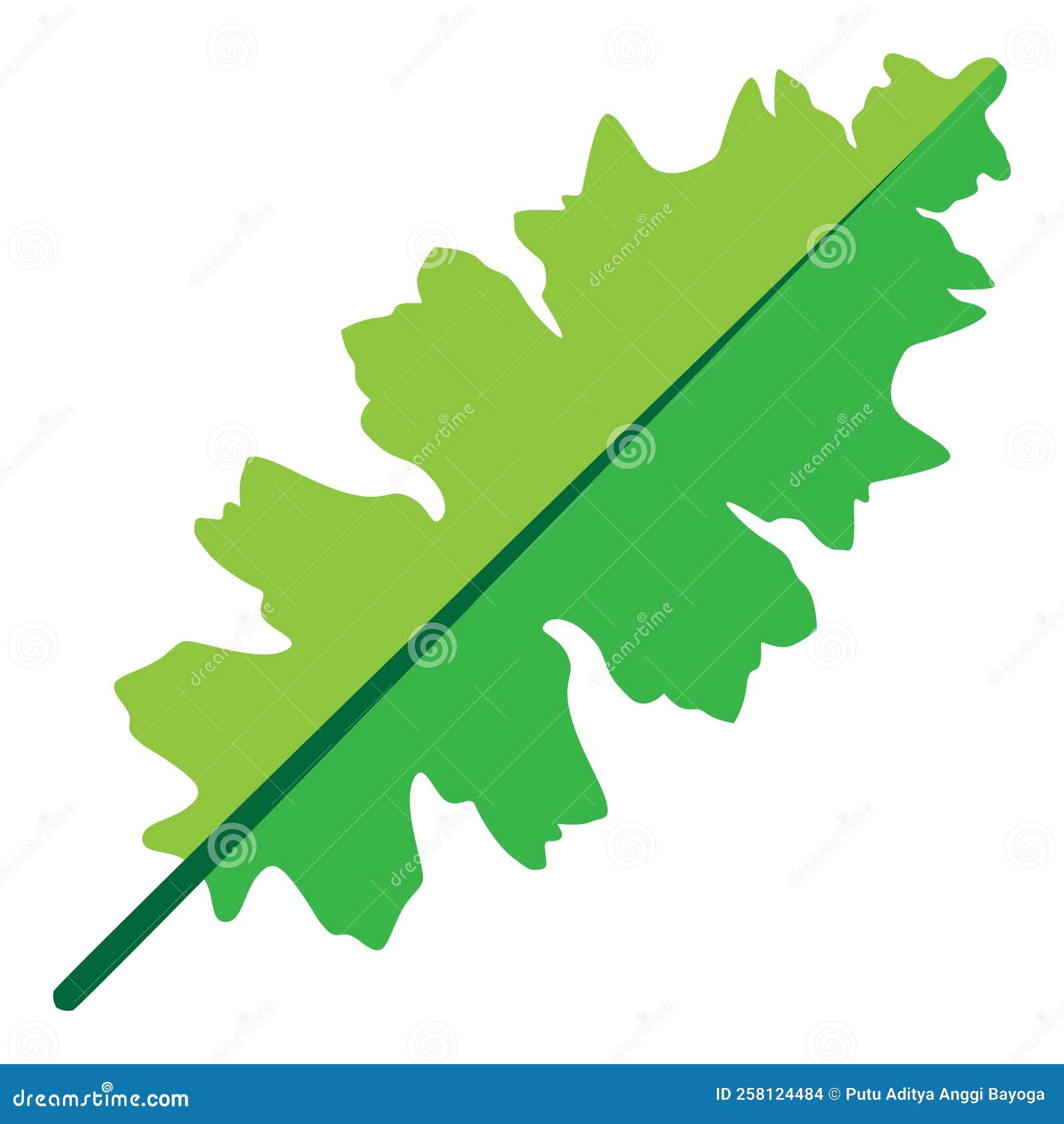 Cartoon leaf stock vector. Illustration of nature, logo - 258124484