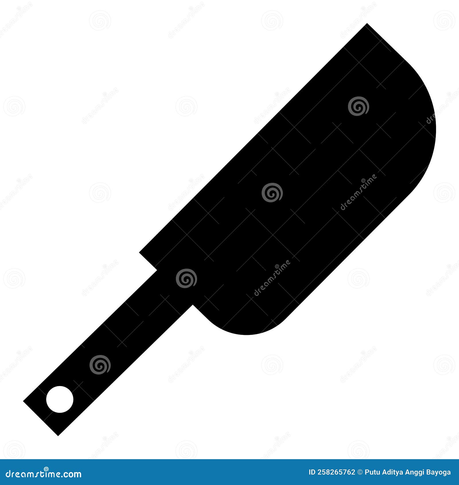 Cartoon cleaver stock vector. Illustration of cartoon - 258265762