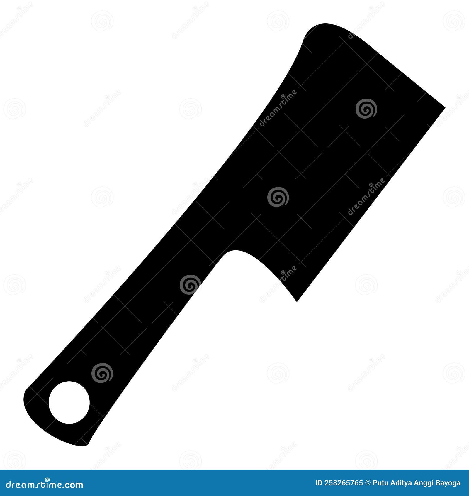 Cartoon cleaver stock vector. Illustration of cleaver - 258265765