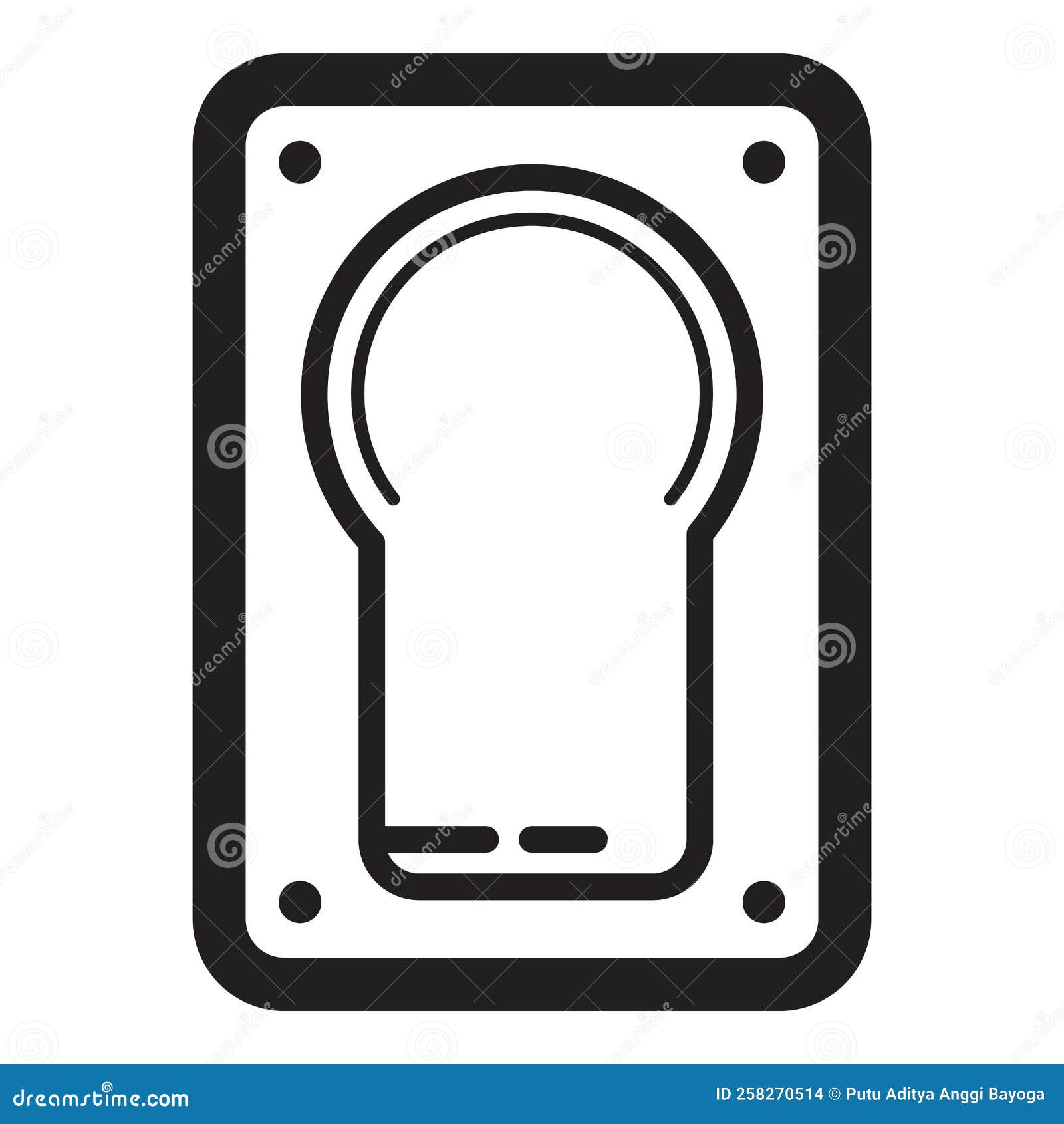 Cartoon Internal Hard Drive Stock Vector - Illustration of hard, design ...