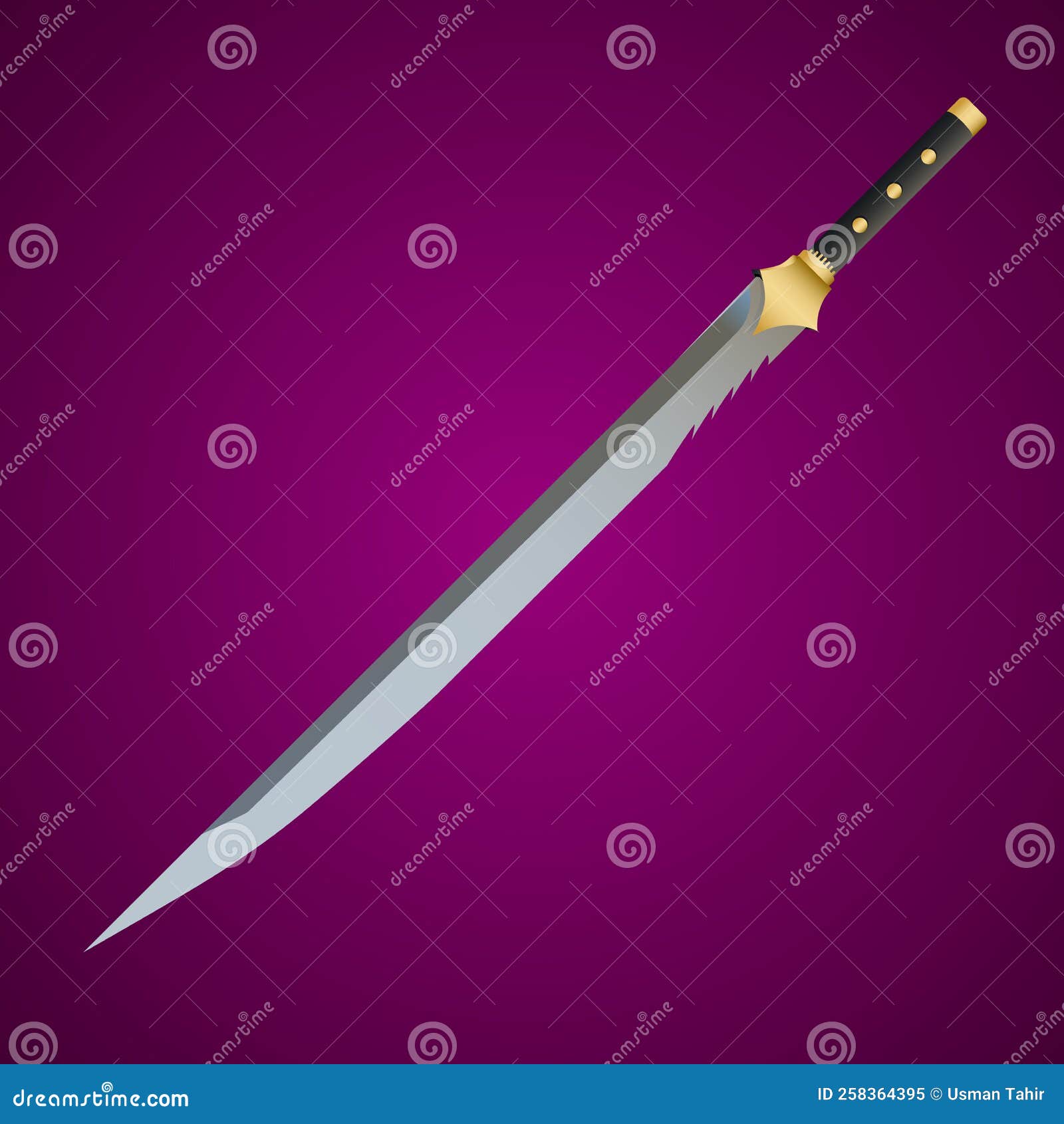 Realistic Sword, Ancient Sword Royalty-Free Cartoon | CartoonDealer.com ...