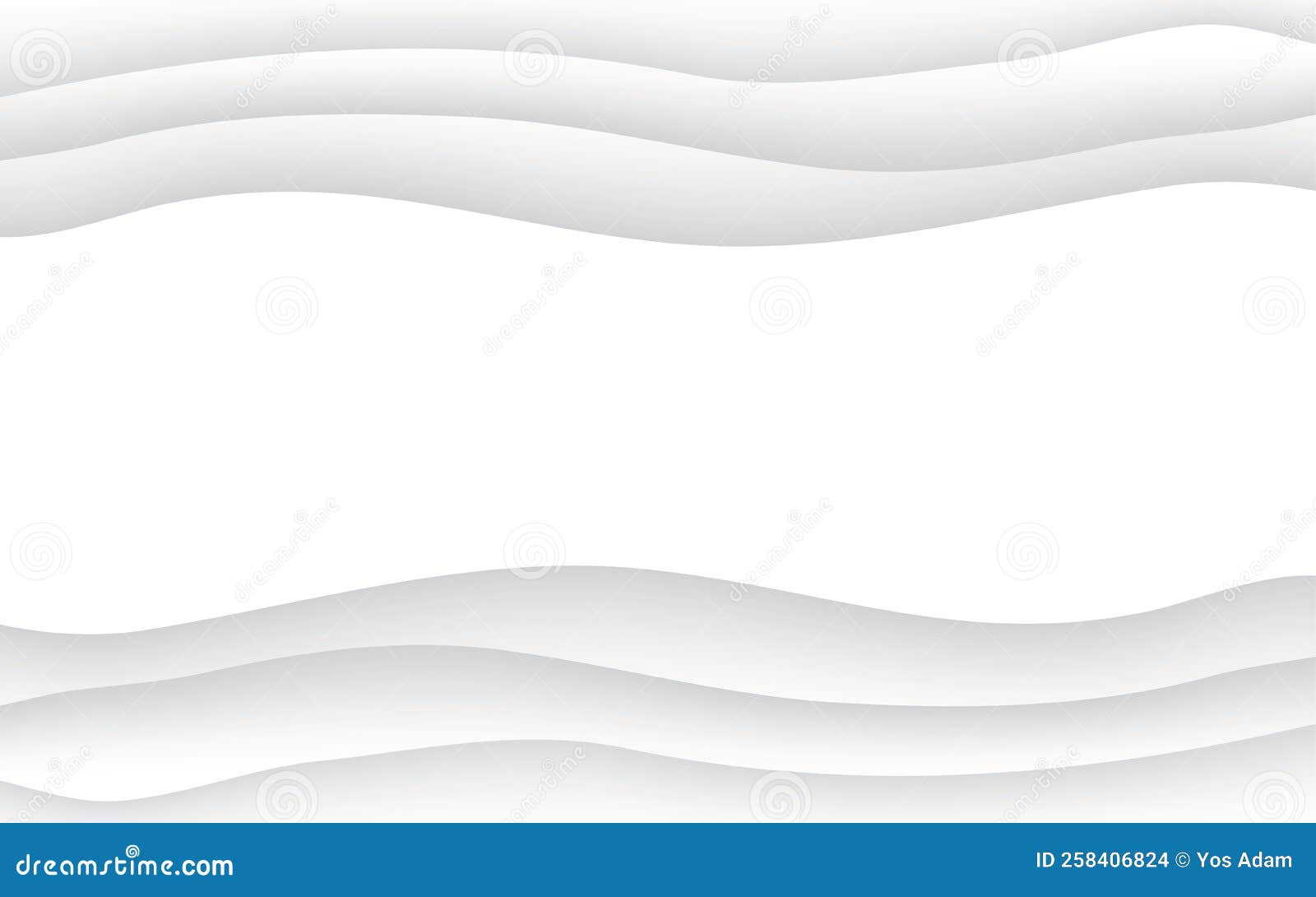 White Monotone Background with Waves Vector Illustration Stock Vector ...
