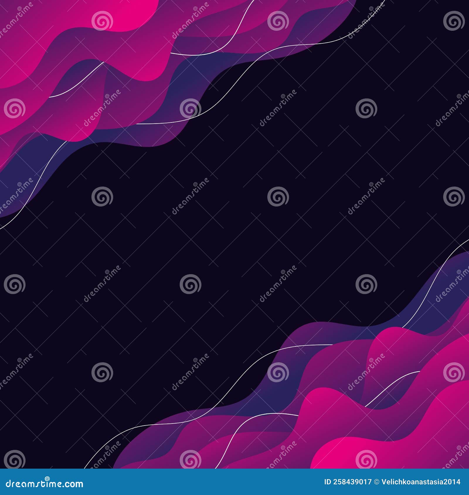 Pink Abstract Background. Pink-purple Waves. Square Wallpaper Stock ...